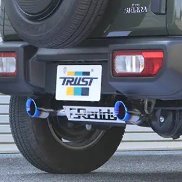TRUST GReddy XROSS EXHAUST G-STYLE Dual Muffler Jimny JB74 2018+ Japan – Compass Auto Japan