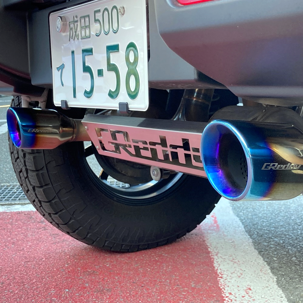 TRUST GReddy XROSS EXHAUST G-STYLE Dual Muffler Jimny JB74 2018+ Japan – Compass Auto Japan