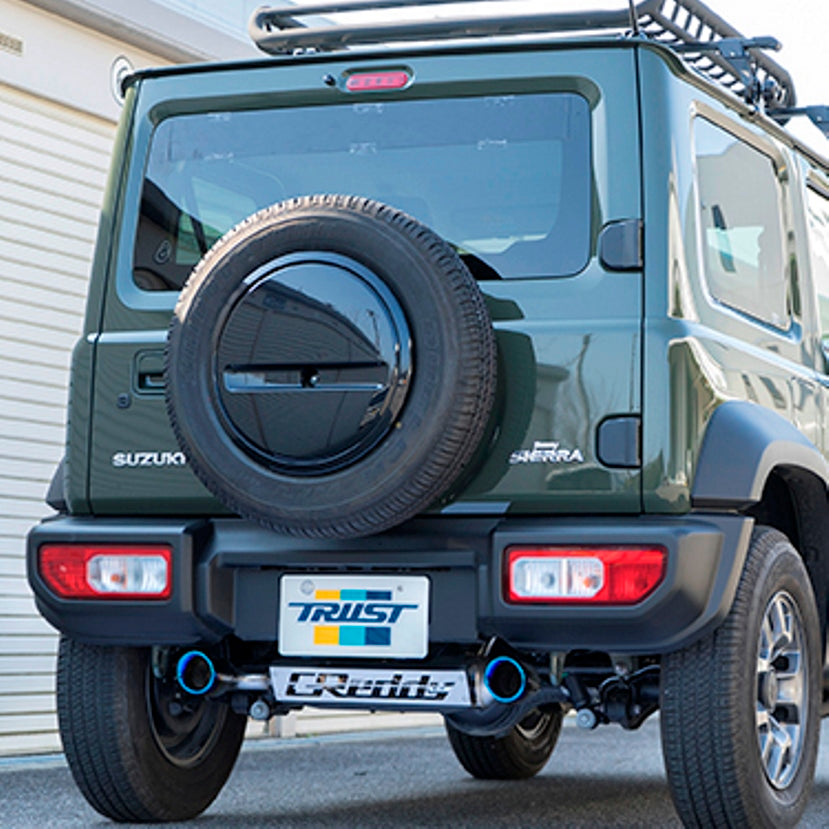 TRUST GReddy XROSS EXHAUST G-STYLE Dual Muffler Jimny JB74 2018+ Japan – Compass Auto Japan
