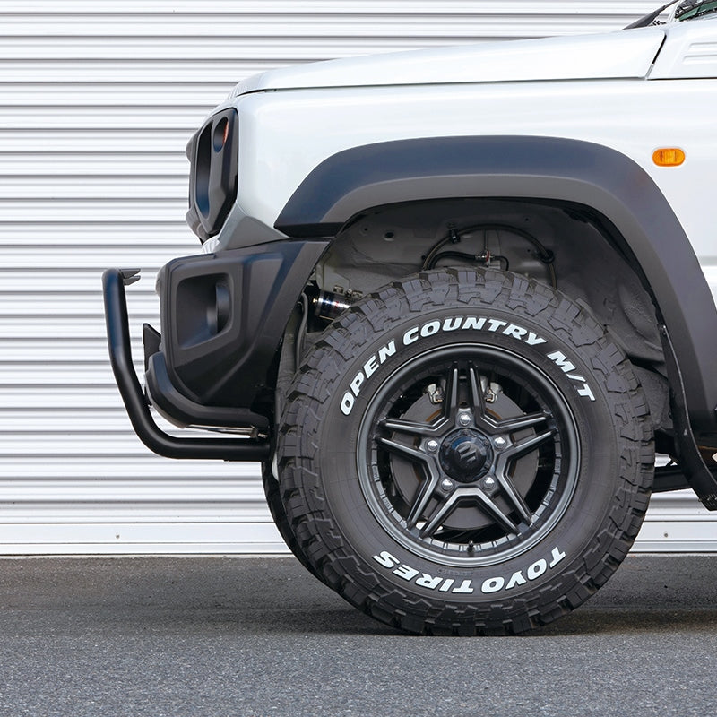 JAOS Bush Bar Bumper Guard Bar with Light Stays Jimny JB74 2018-ON ...