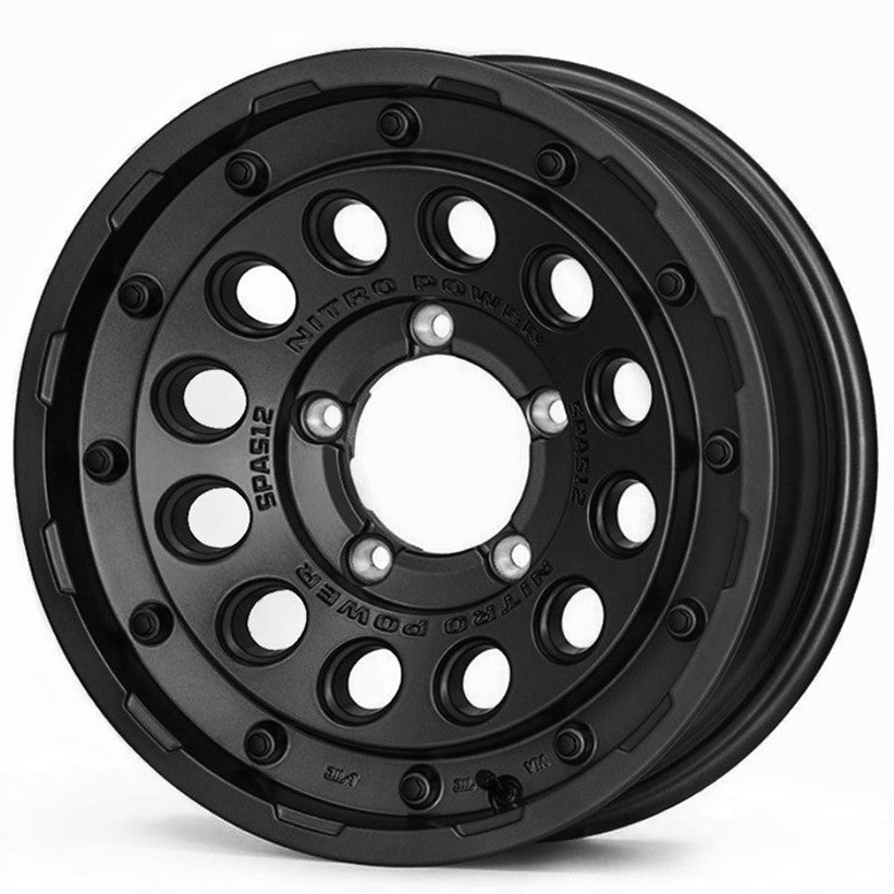 MID NITRO POWER H12 SHOTGUN 16" Matte Black Wheels Jimny – Compass Auto ...