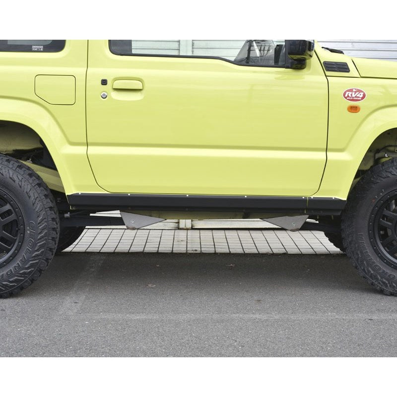 RV4 WILD GOOSE Heavy-duty Steel Side Sill Guards Jimny JB74 2018-ON ...
