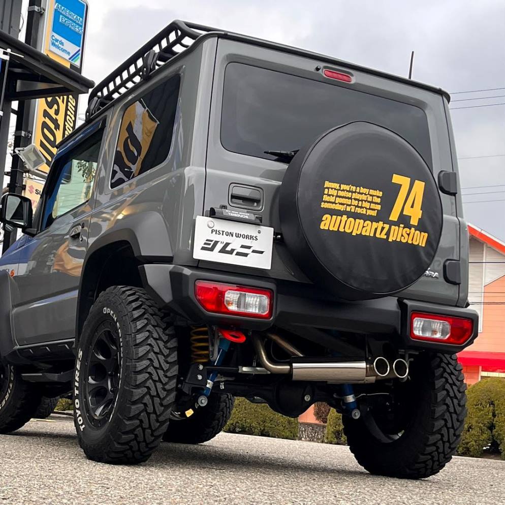 5ZIGEN SP SPEC STREET Dual Silencer Muffler Jimny JB74 2018-ON Japan ...