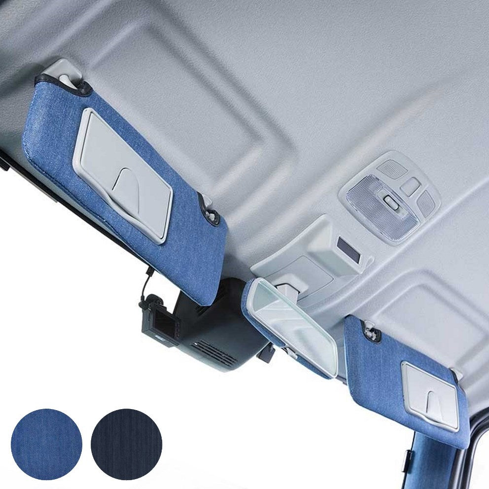 GRACE CRUM Denim Sun Visor Covers Jimny JB74 2018-ON Made In Japan ...