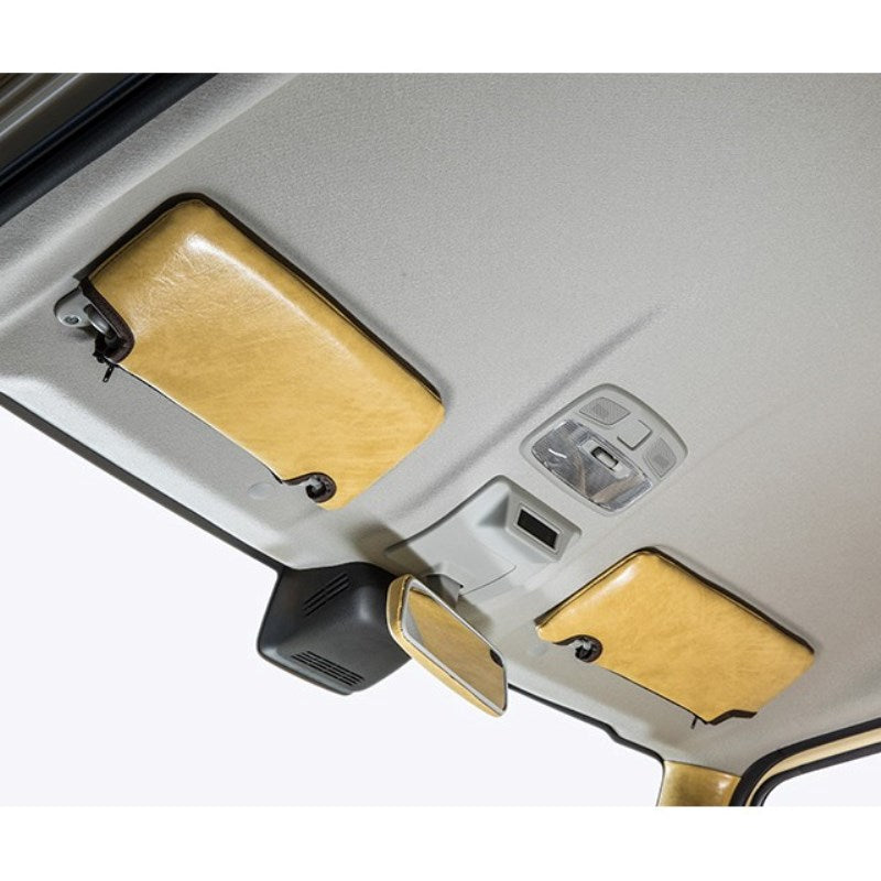 GRACE CRUM Synthetic Leather Sun Visor Covers Jimny JB74 Made In Japan ...